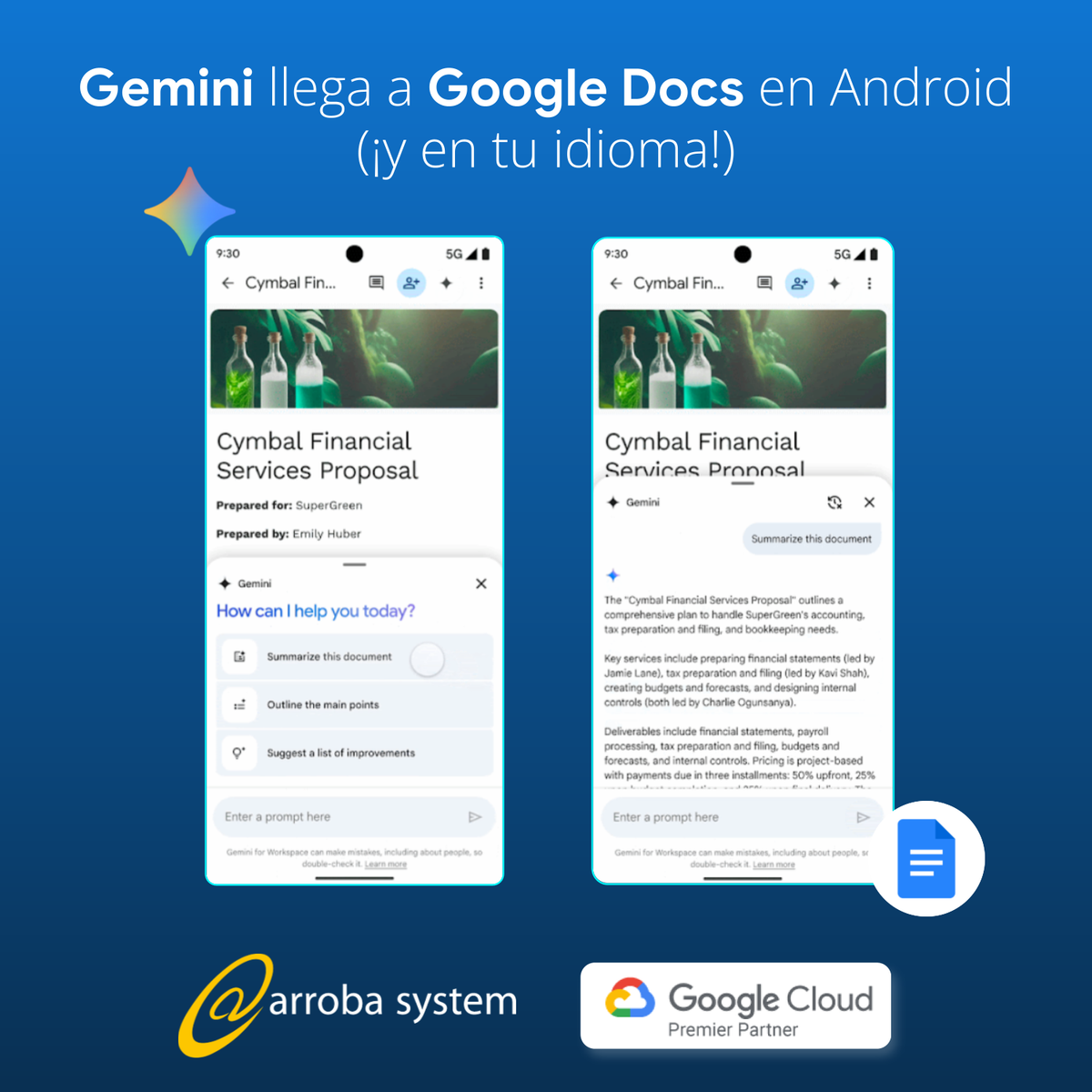 Gemini llega a Google Docs en Android (¡y en tu idioma!) | Ar...