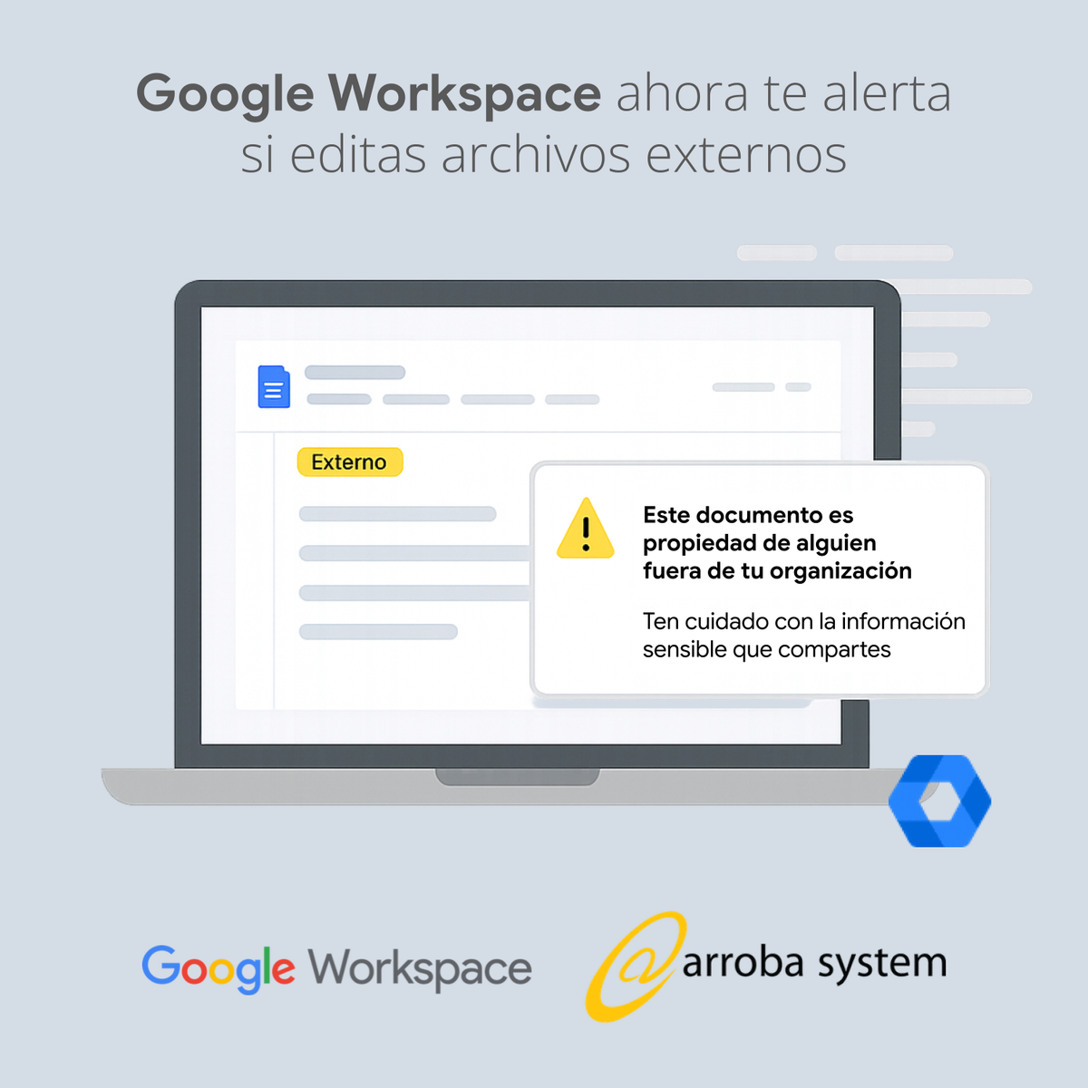 Google Workspace ahora te alerta si editas archivos externos |&nbs...