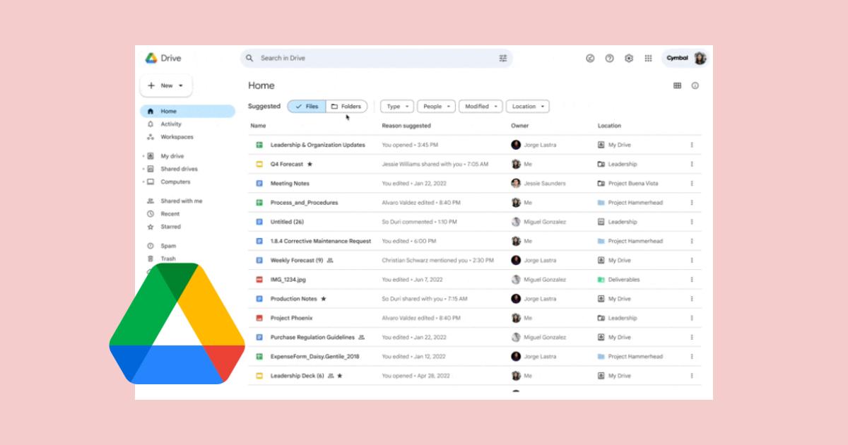 Presentamos la nueva vista de la página principal de Google Drive ...