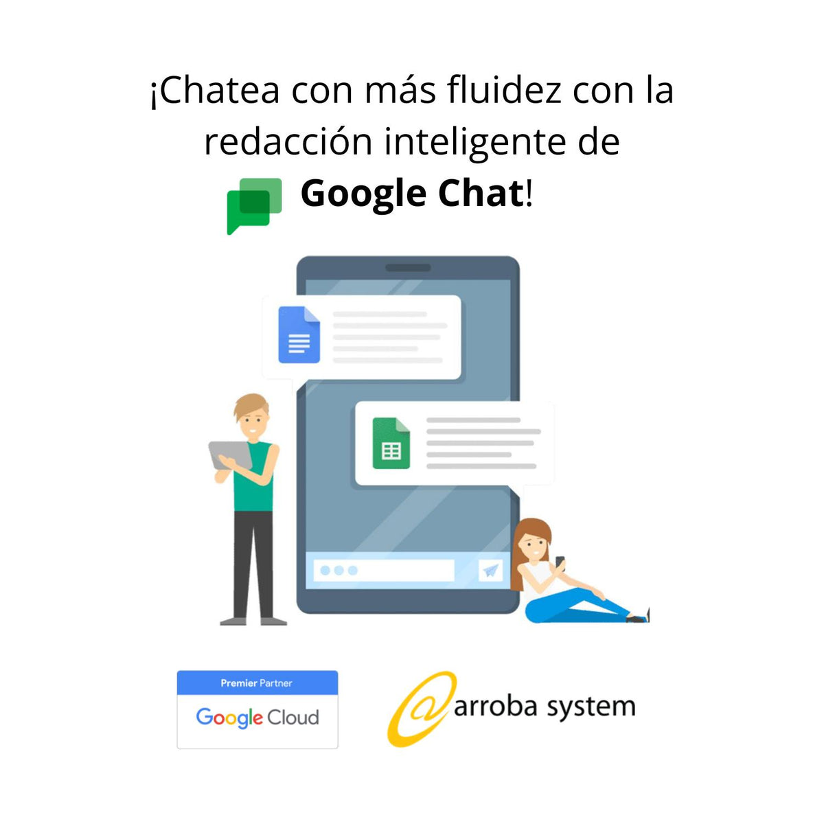 ¡Chatea con más fluidez con la redacción inteligente de Google Chat!&nb...